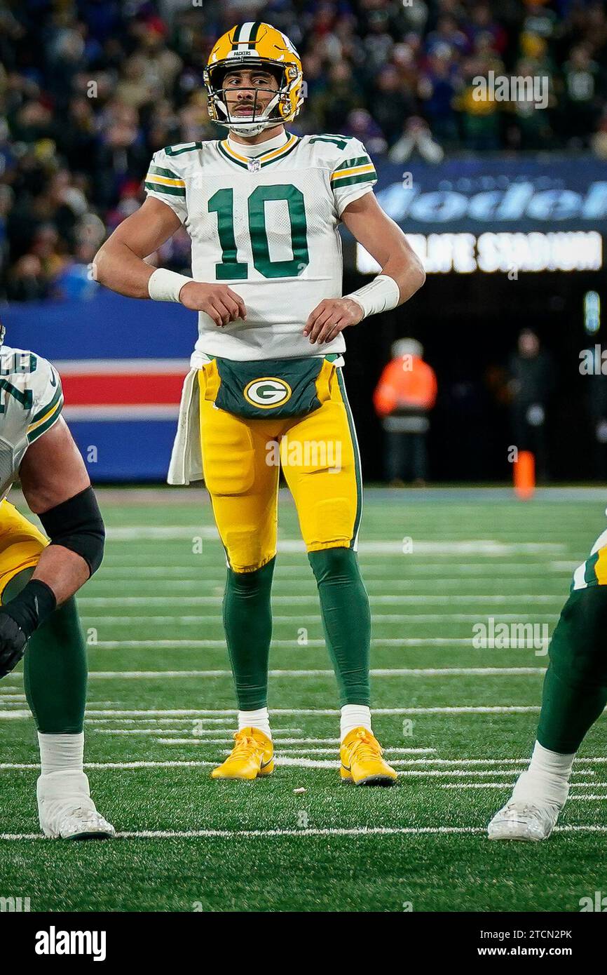 Green Bay Packers quarterback Jordan Love (10) during an NFL football ...