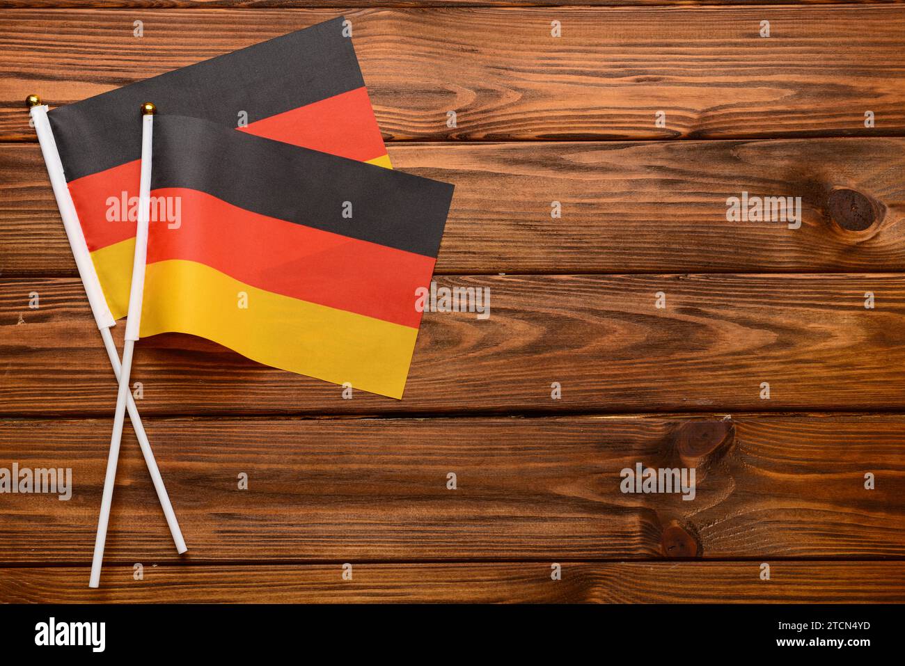 Flags of Germany on wooden background Stock Photo - Alamy