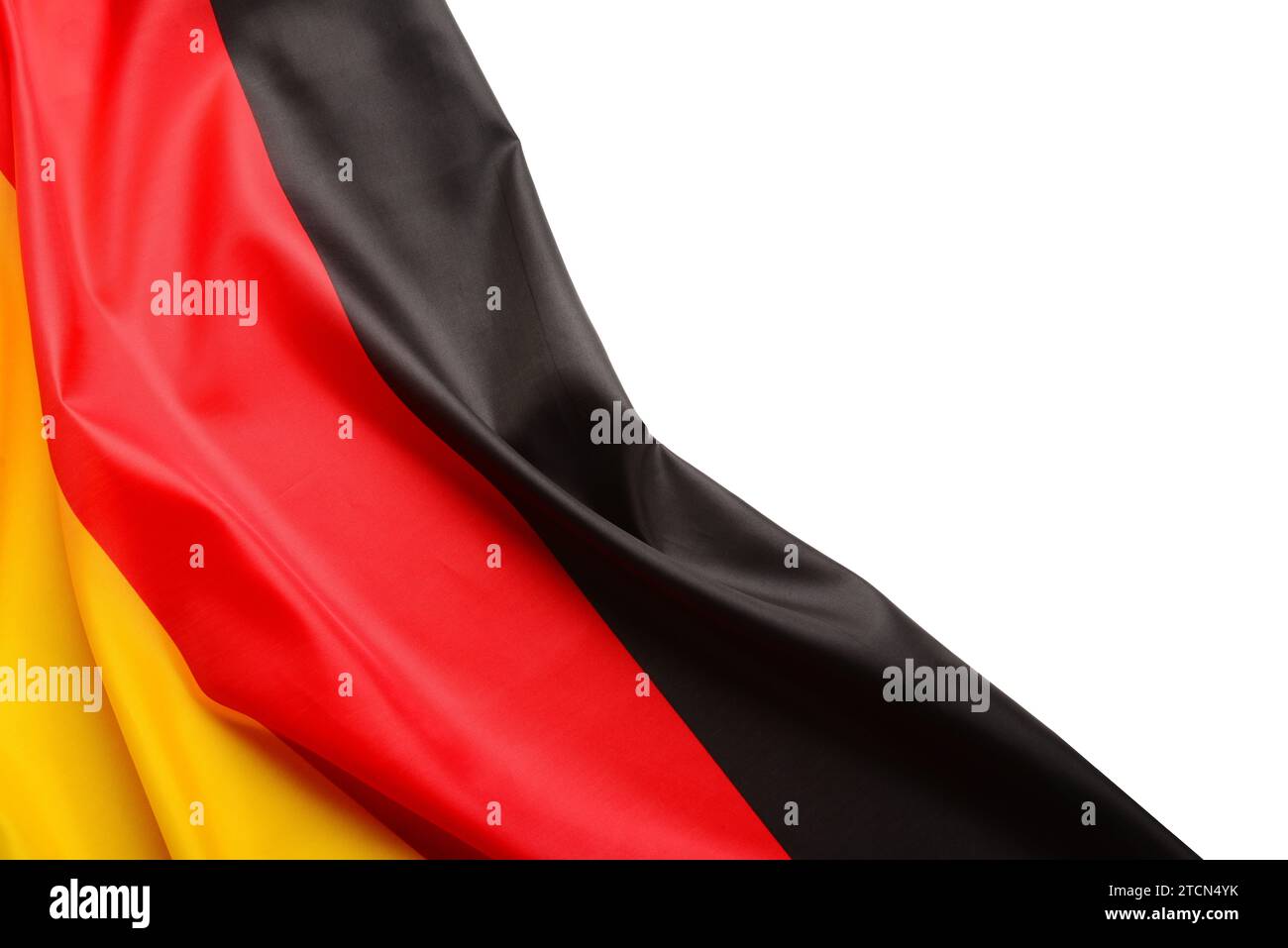 Flag of Germany on white background Stock Photo - Alamy