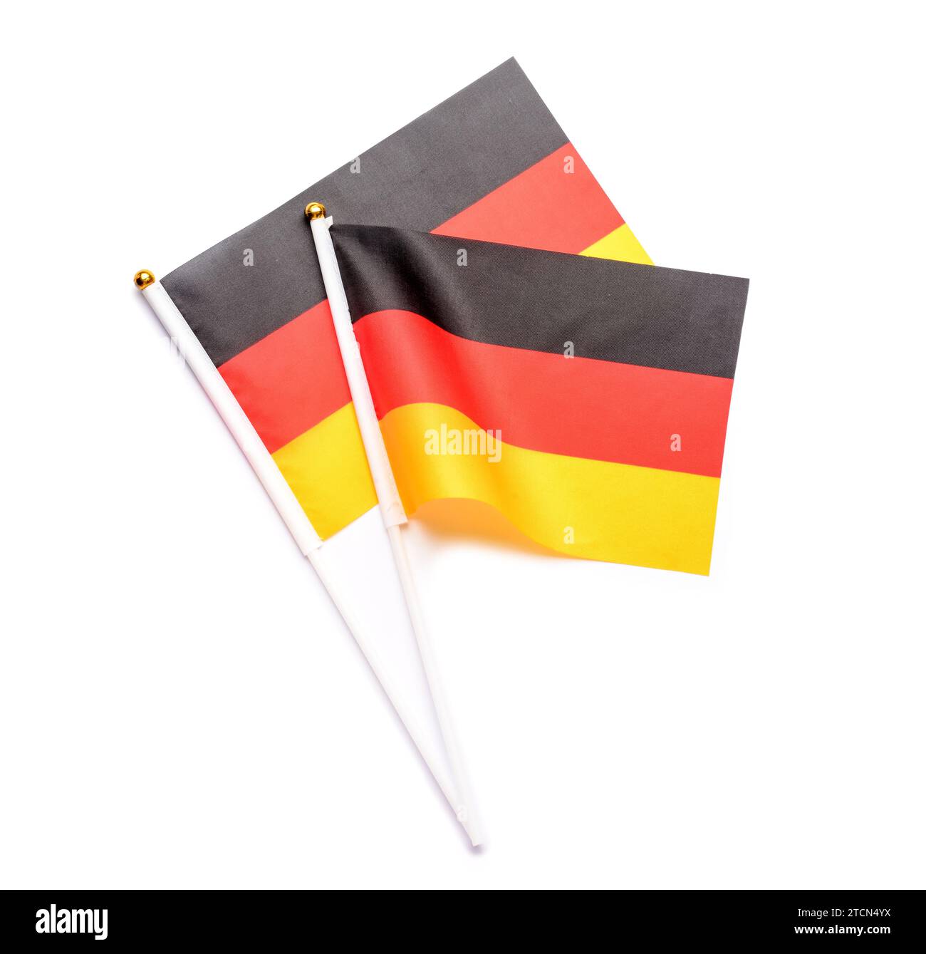 Flags of Germany on white background Stock Photo - Alamy