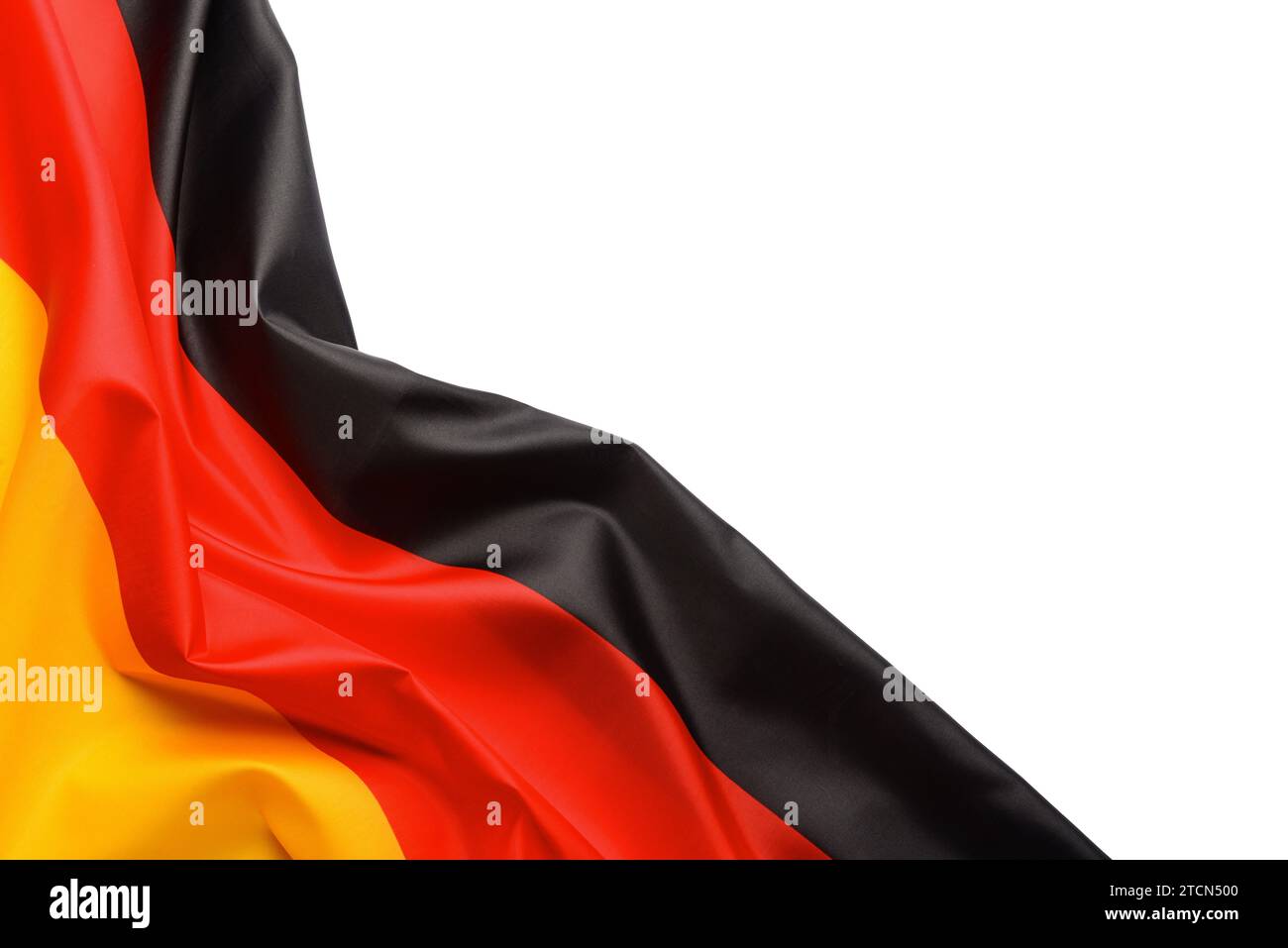 Flag of Germany on white background Stock Photo - Alamy