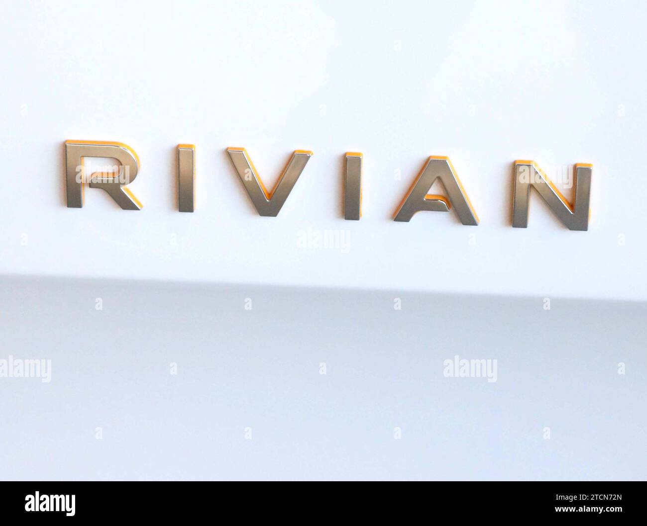 Rivian logo hi-res stock photography and images - Alamy