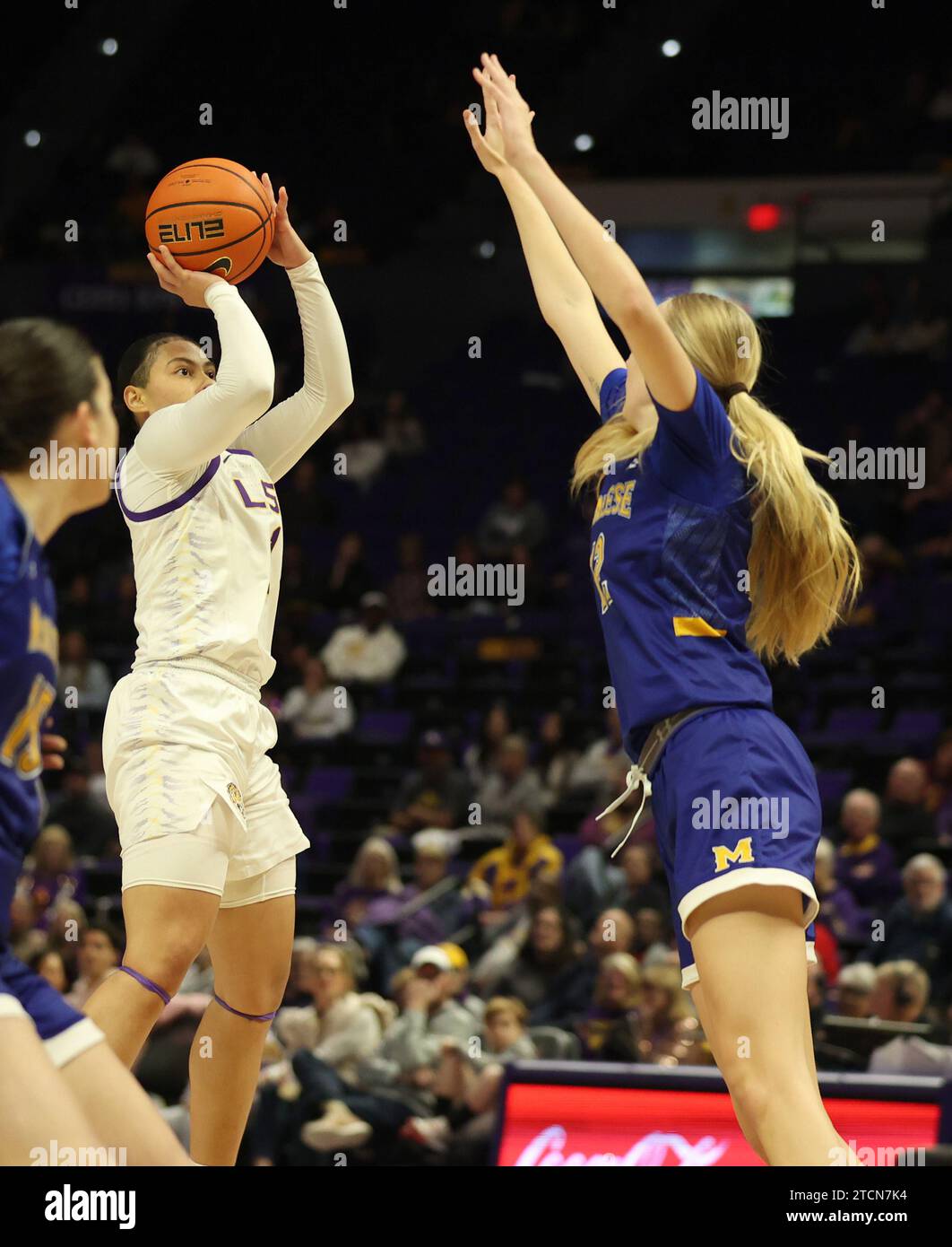 Baton Rouge, USA. 12th Dec, 2023. LSU Lady Tigers guard Angelica Velez ...