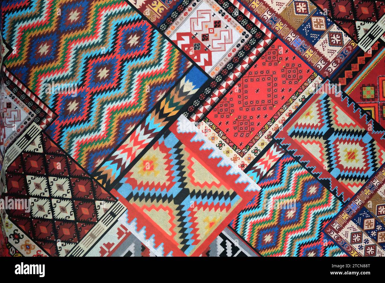 Photo showcasing the intricate and colorful traditional patterns of ...