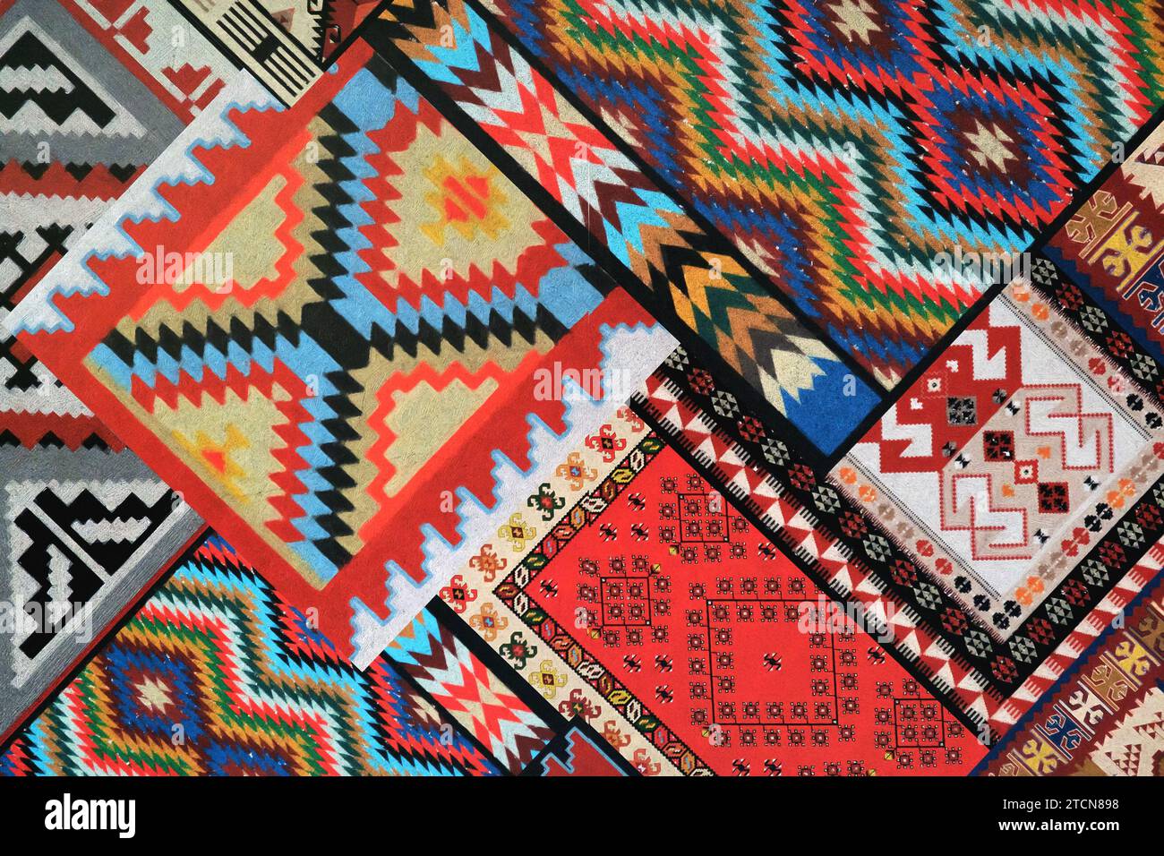 Photo showcasing the intricate and colorful traditional patterns of ...