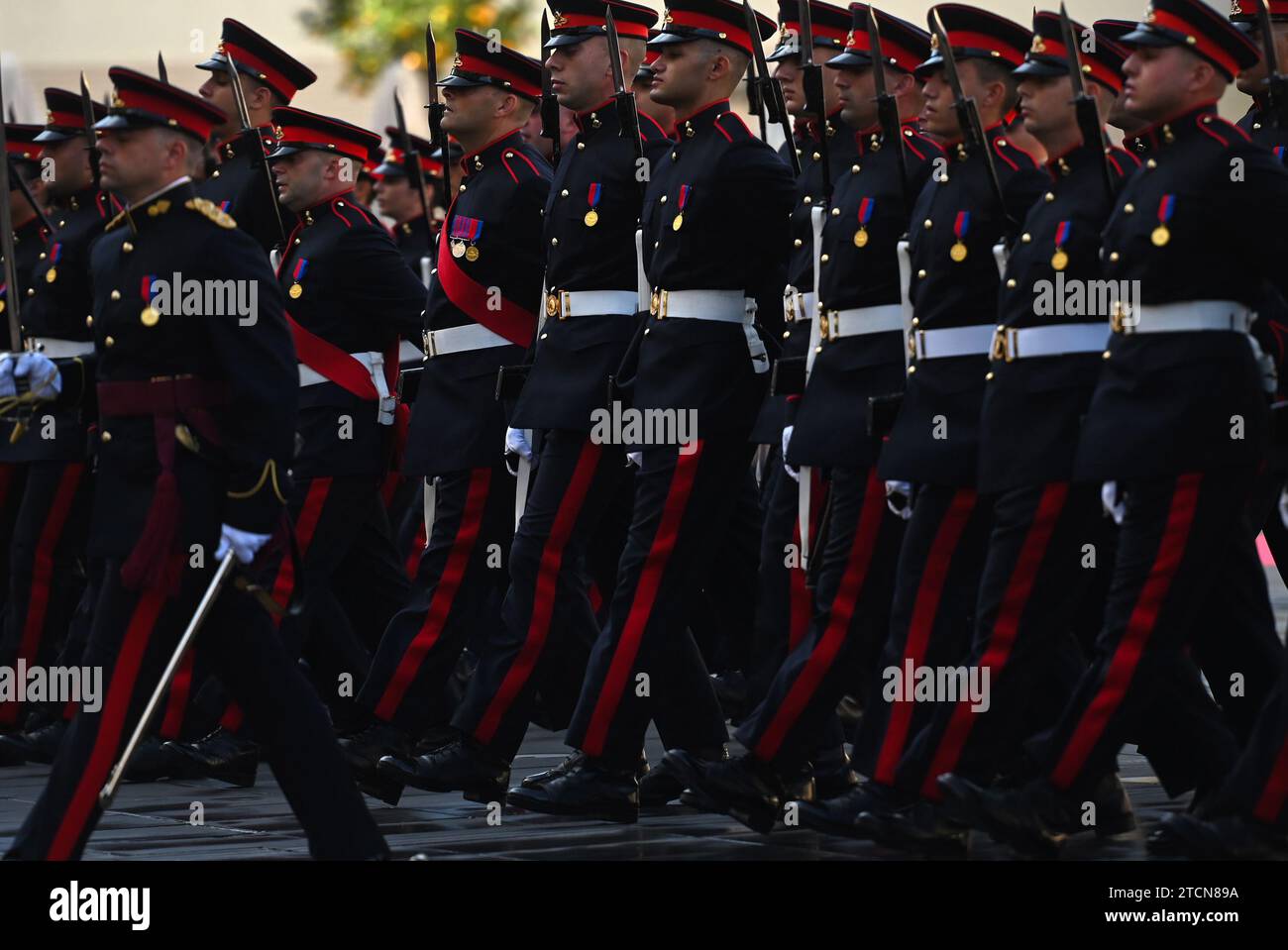 Valletta, Malta. 13th Dec, 2023. Soldiers of the Armed Forces of Malta ...