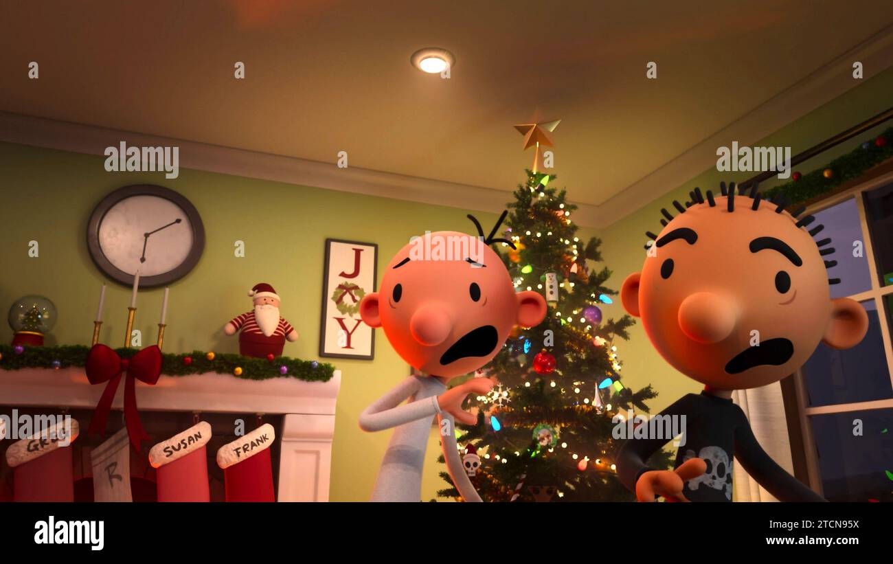 DIARY OF A WIMPY KID CHRISTMAS: CABIN FEVER, from left: Greg Heffley ...