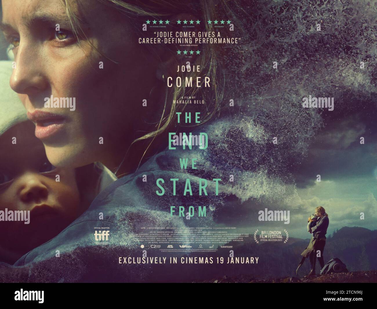 THE END WE START FROM, poster, Jodie Comer, 2023. © UTA Independent ...