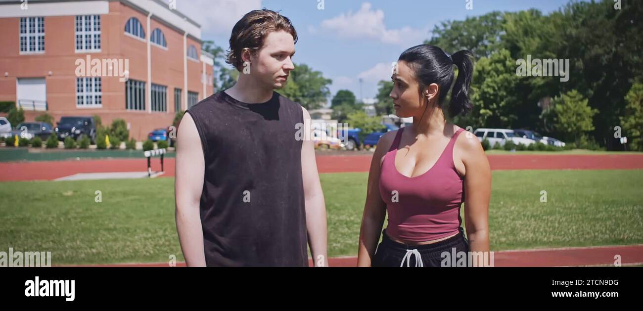 HOW THE GRINGO STOLE CHRISTMAS, from left: Jack Kilmer, Emily Tosta ...