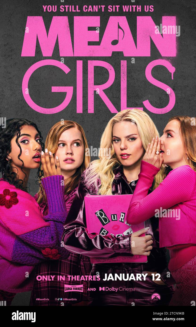 MEAN GIRLS, poster, from left: Avantika, Angourie Rice, Renee Rapp ... MEAN GIRLS, poster, from left: Avantika, Angourie Rice, Renee Rapp ...
