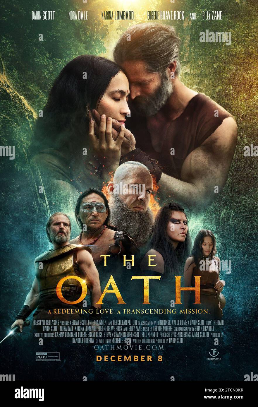 THE OATH, US poster, top, from left: Nora Dale, Darin Scott, bottom ...