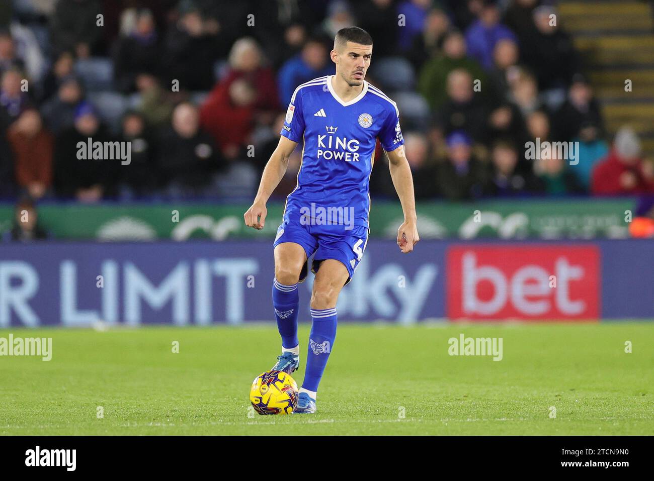 Leicester on Wednesday 13th December 2023. Conor Coady of Leicester ...