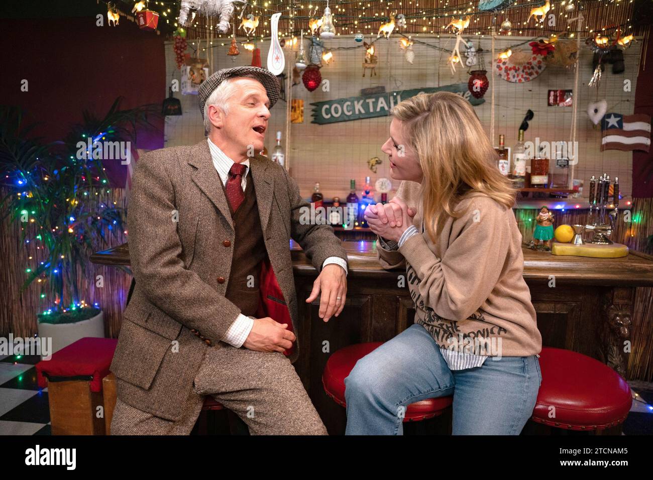 COOPER'S BAR, From left: Patrick Fabian, Rhea Seehorn, 'The Premiere ...