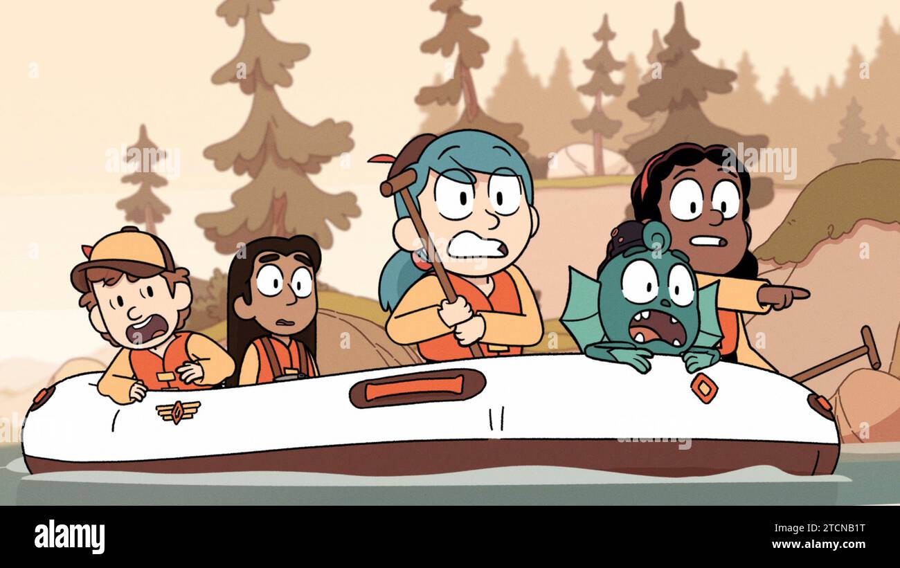 HILDA, from left: David (voice: Oliver Nelson), Louise (voice: Jian ...