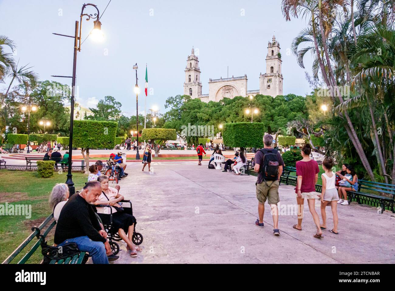Plaza principal de yucatan hi-res stock photography and images - Alamy