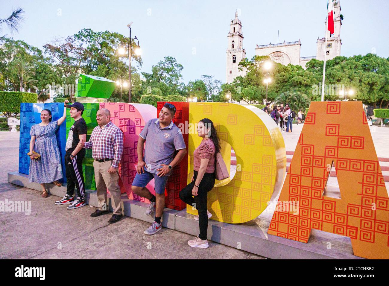 Merida Mexico,centro historico central historic district,Plaza Grande ...