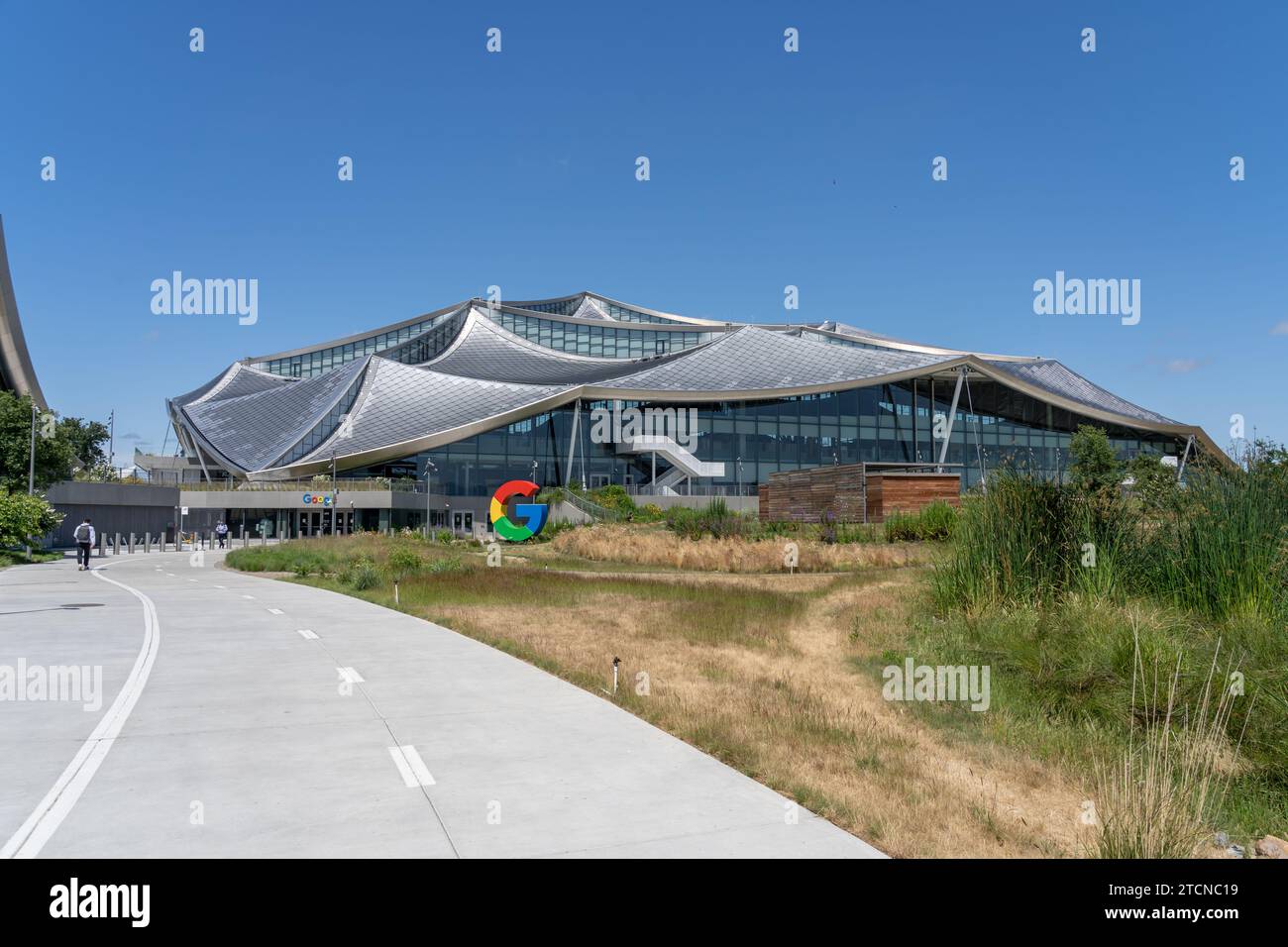 Google Bay View corporate campus in Mountain View, California, USA ...