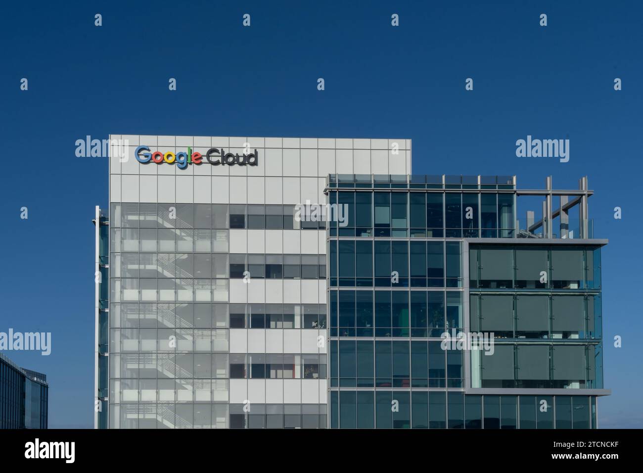Google Cloud office building at its campus in Sunnyvale, California ...