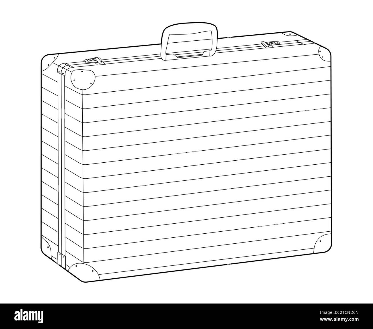 Rigid Case briefcase silhouette bag. Fashion accessory technical ...