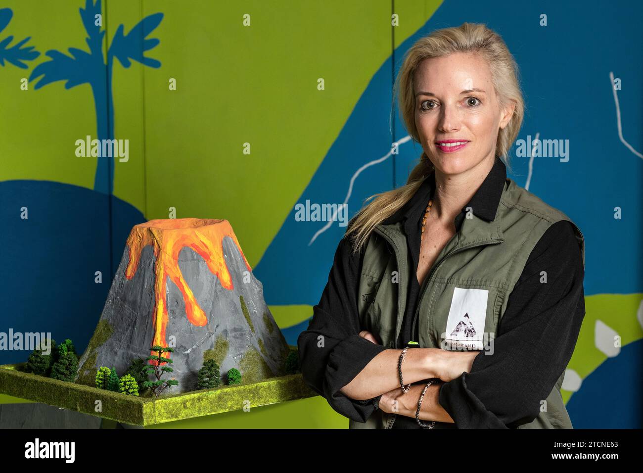 Barcelona, 09/30/2021. Anne Fornier, founder of Volcano Active ...