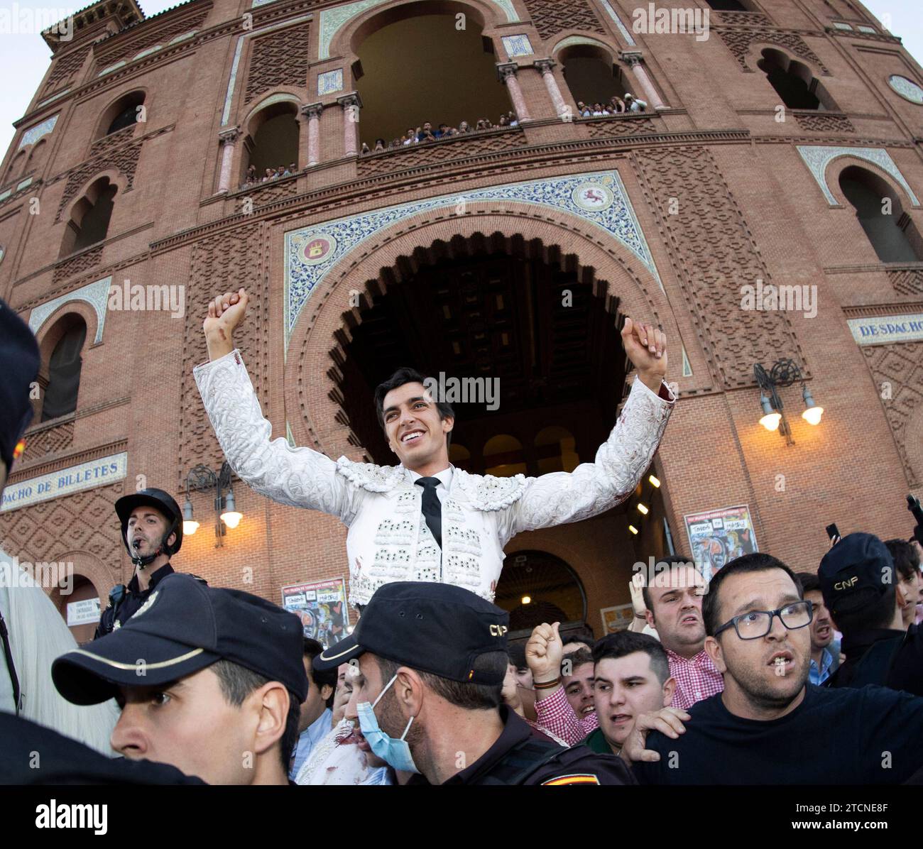 Madrid, 05/27/2022. San Isidro Fair. The right-handed Ángel Téllez ...