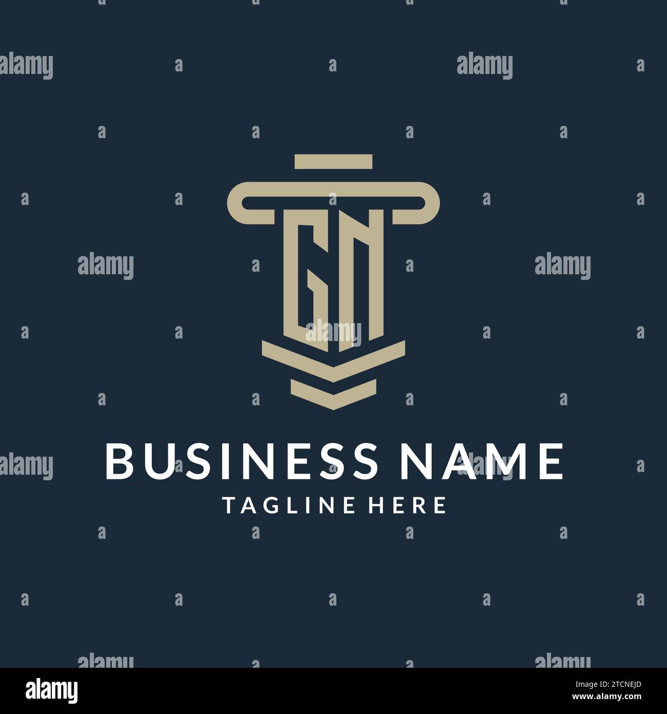Gn logos Stock Vector Images - Alamy