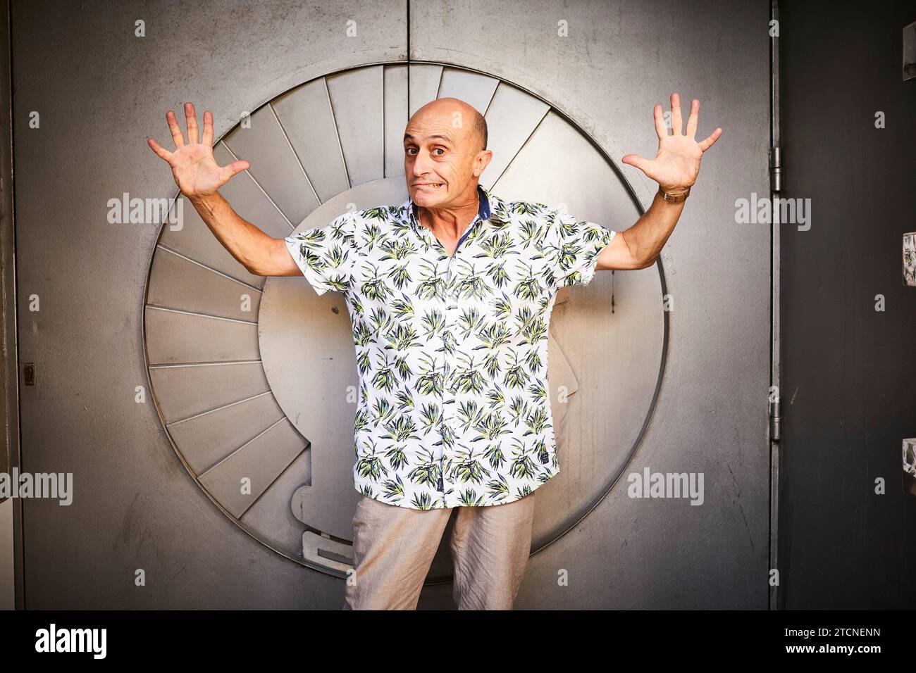 Madrid, 08/27/2021. Theater of the Circle of Fine Arts. Posed portraits ...