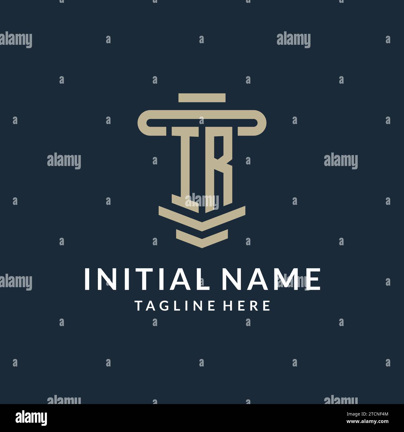 Ir initials logo hi-res stock photography and images - Alamy