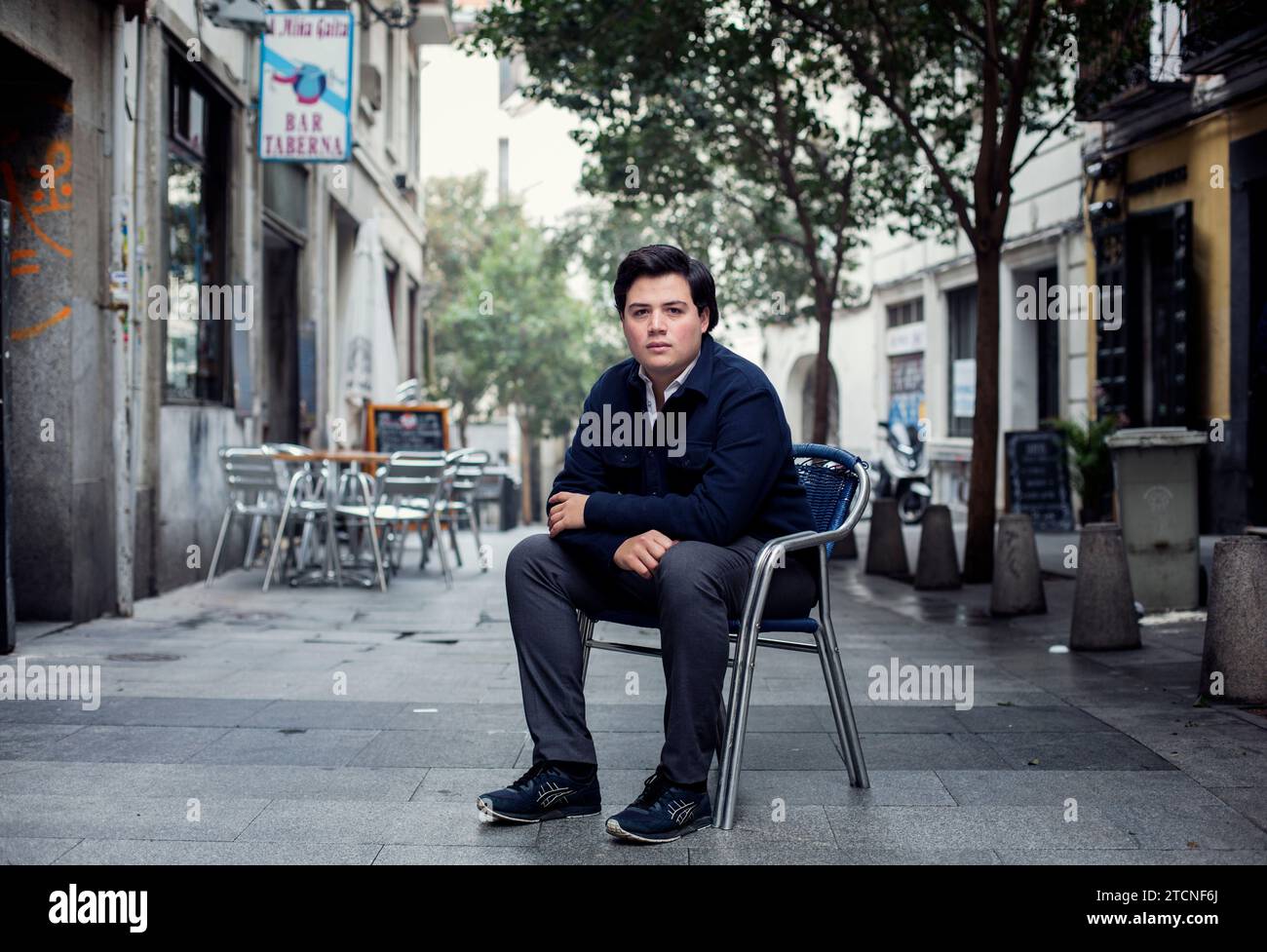 Madrid, 01/05/2017. Interview with Luciano Concheiro. Photo. Ignacio ...