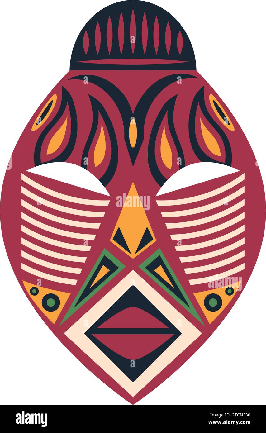 nigerian mask art Stock Vector Image & Art - Alamy