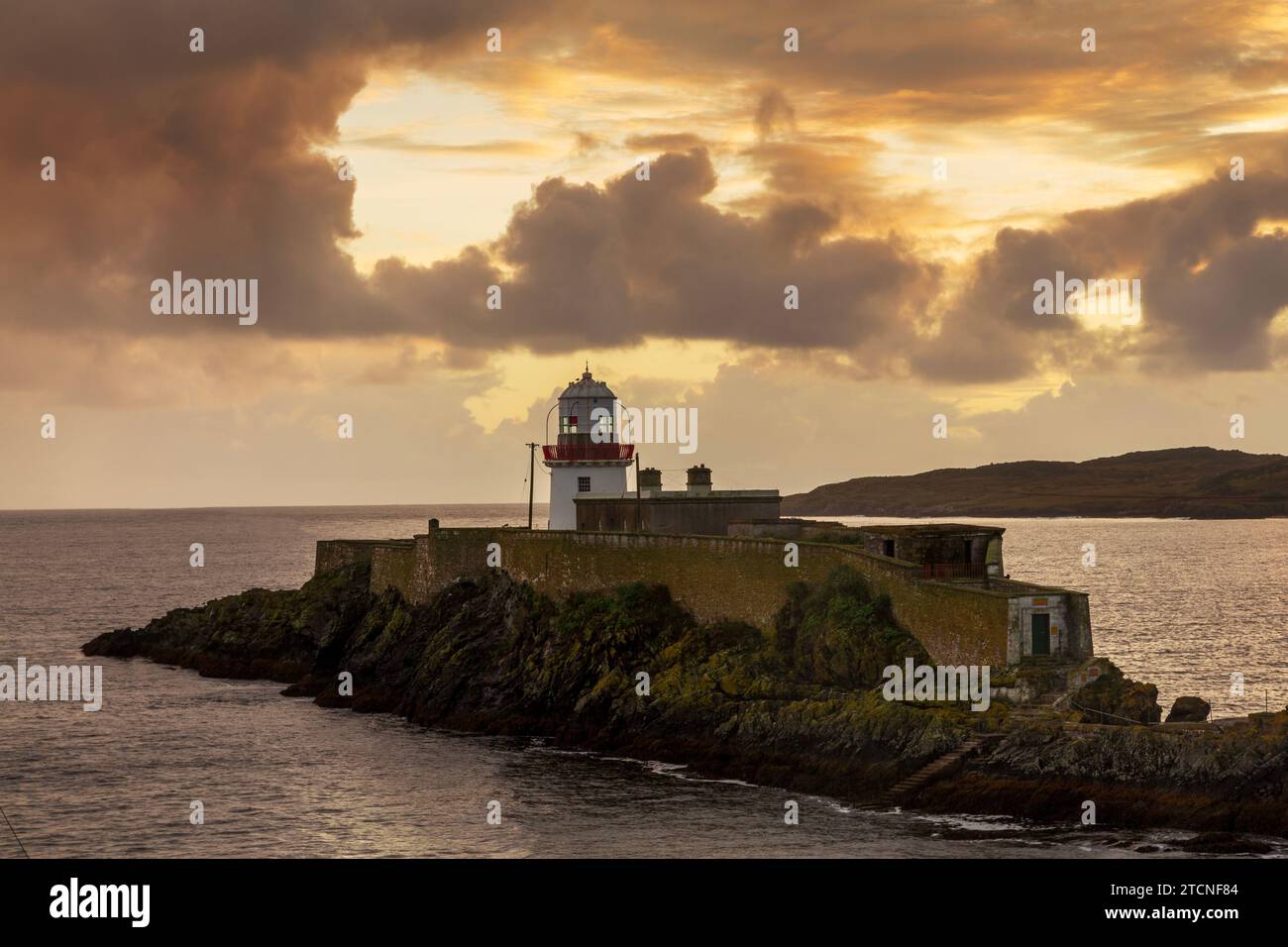 Rotten Island Lighthouse, Killybegs, County Donegal, Ireland Stock ...