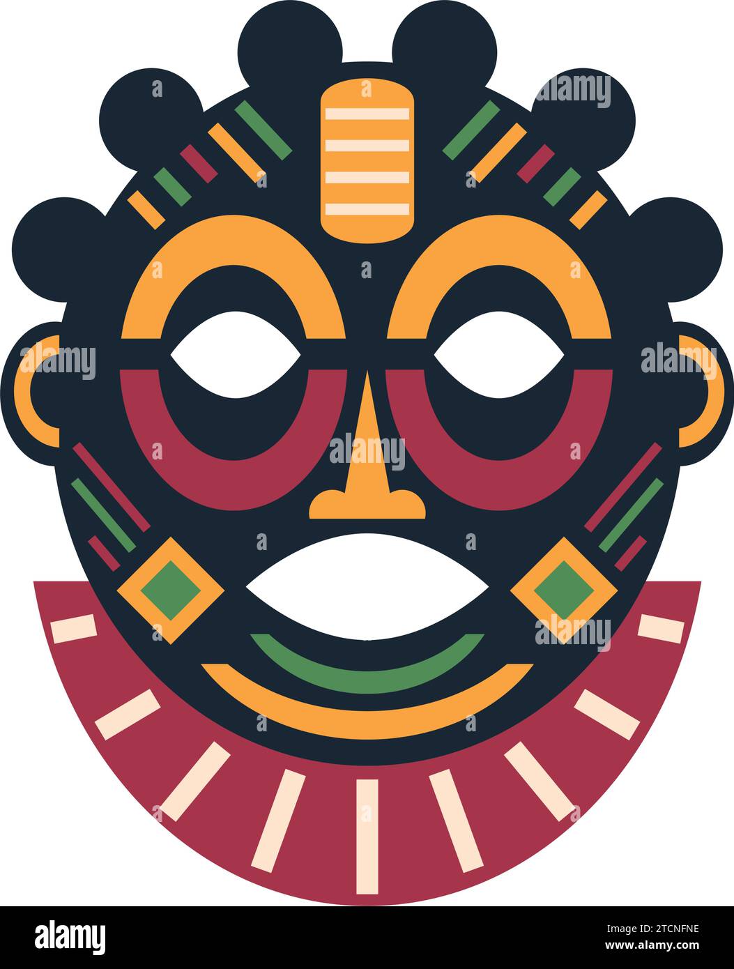nigerian mask folklore Stock Vector Image & Art - Alamy