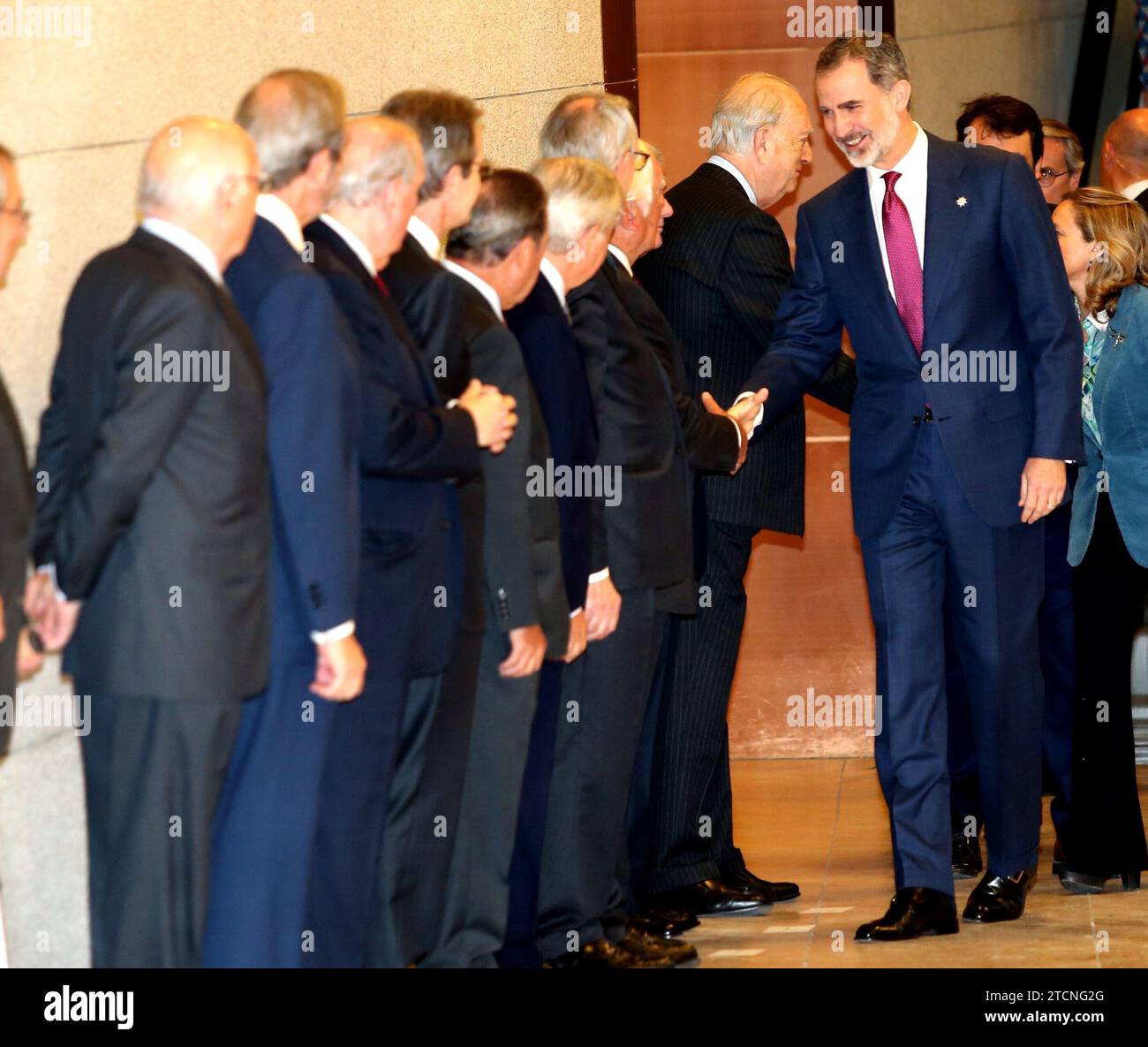 Madrid, 02/26/2020. The King presents the in memoriam award to Plácido ...