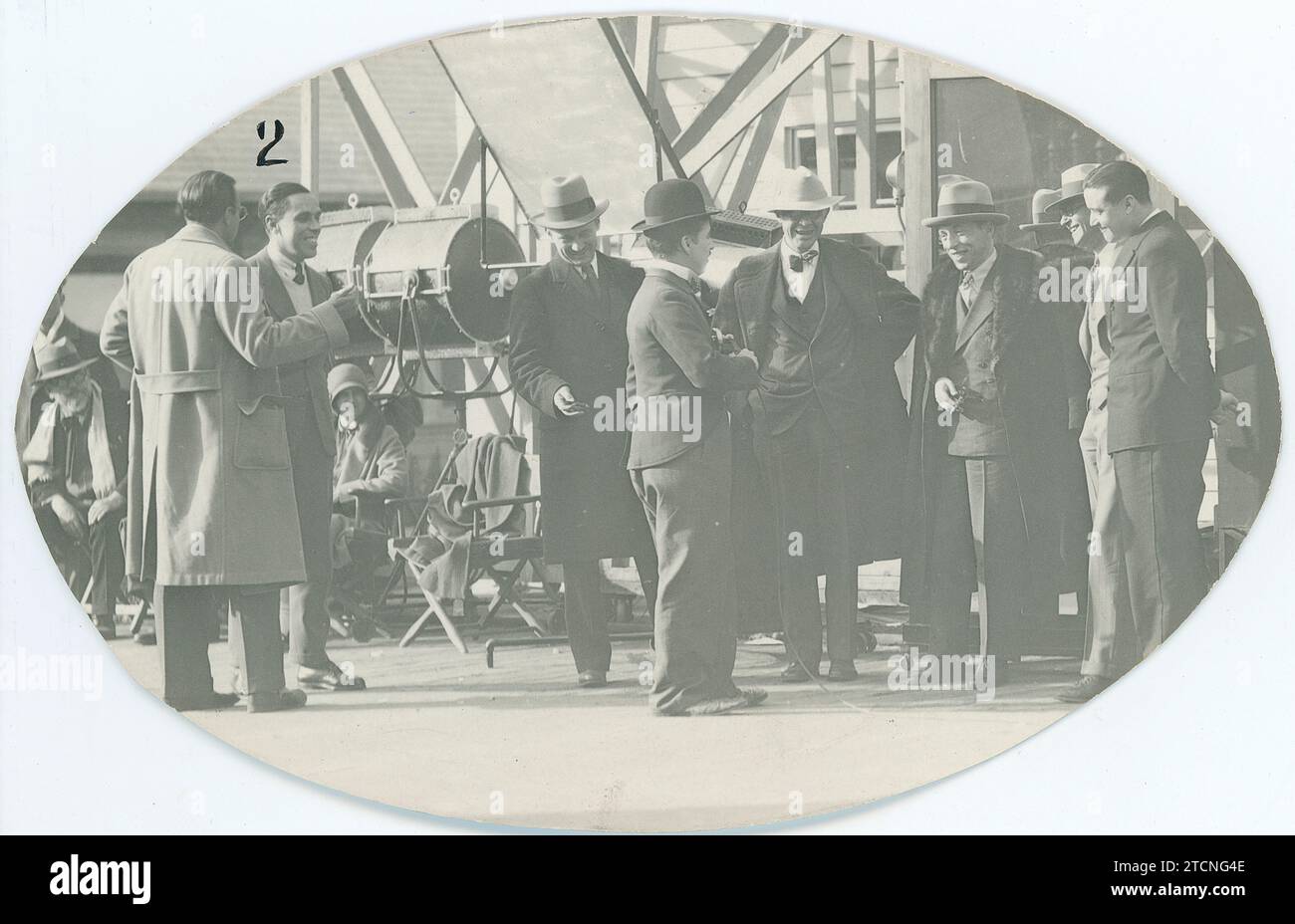 Hollywood, Los Angeles (United States), February 1929. In the «Charlot ...