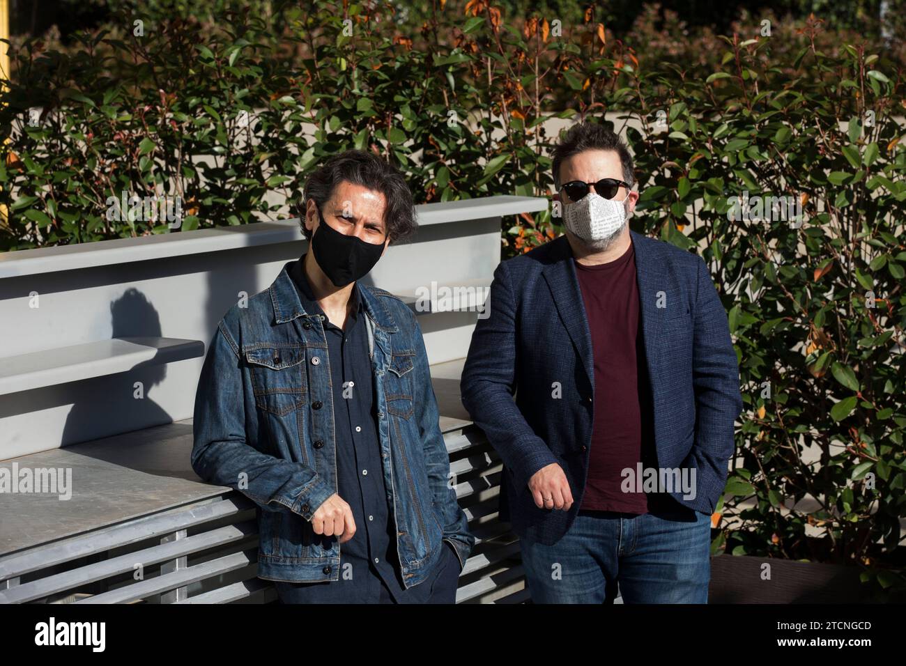 Madrid, 11/11/2020. Meeting Rodrigo cortés and Eduardo galán at the Abc ...