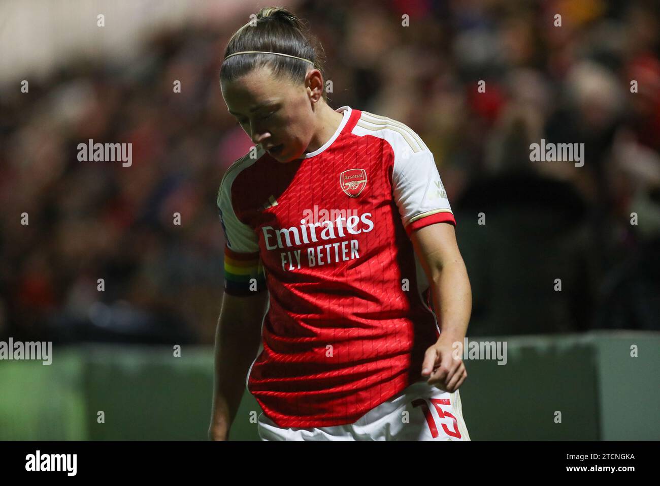 London, UK. 13 December 2023. Katie McCabe during the Conti Cup fixture ...