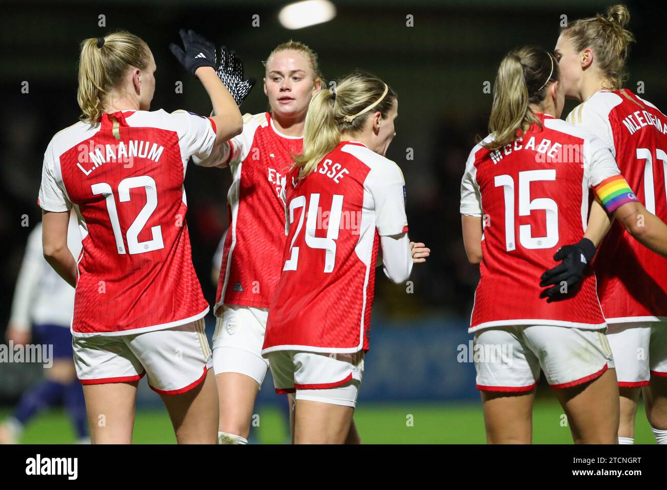 London, UK. 13 December 2023. Kathrine Kuhl during the Conti Cup ...