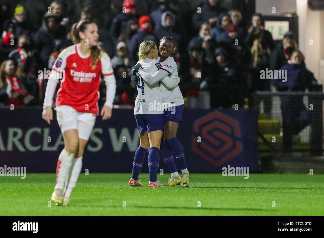 London, UK. 13 December 2023. Jessica Naz celebrates during the Conti ...