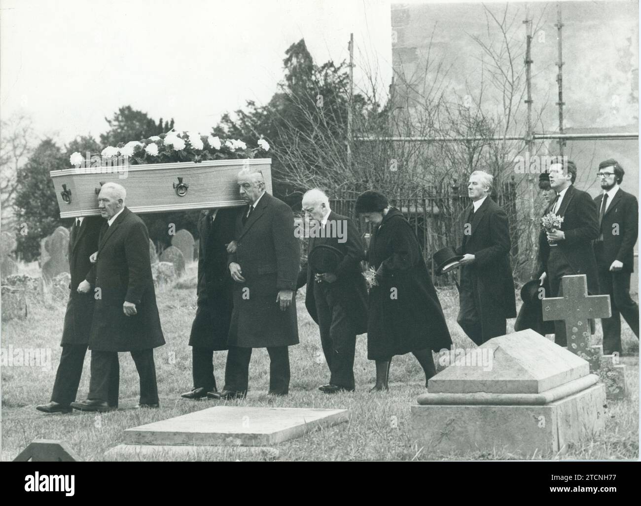 Cholsey Church (United Kingdom), 01/16/1976. Burial of the writer ...