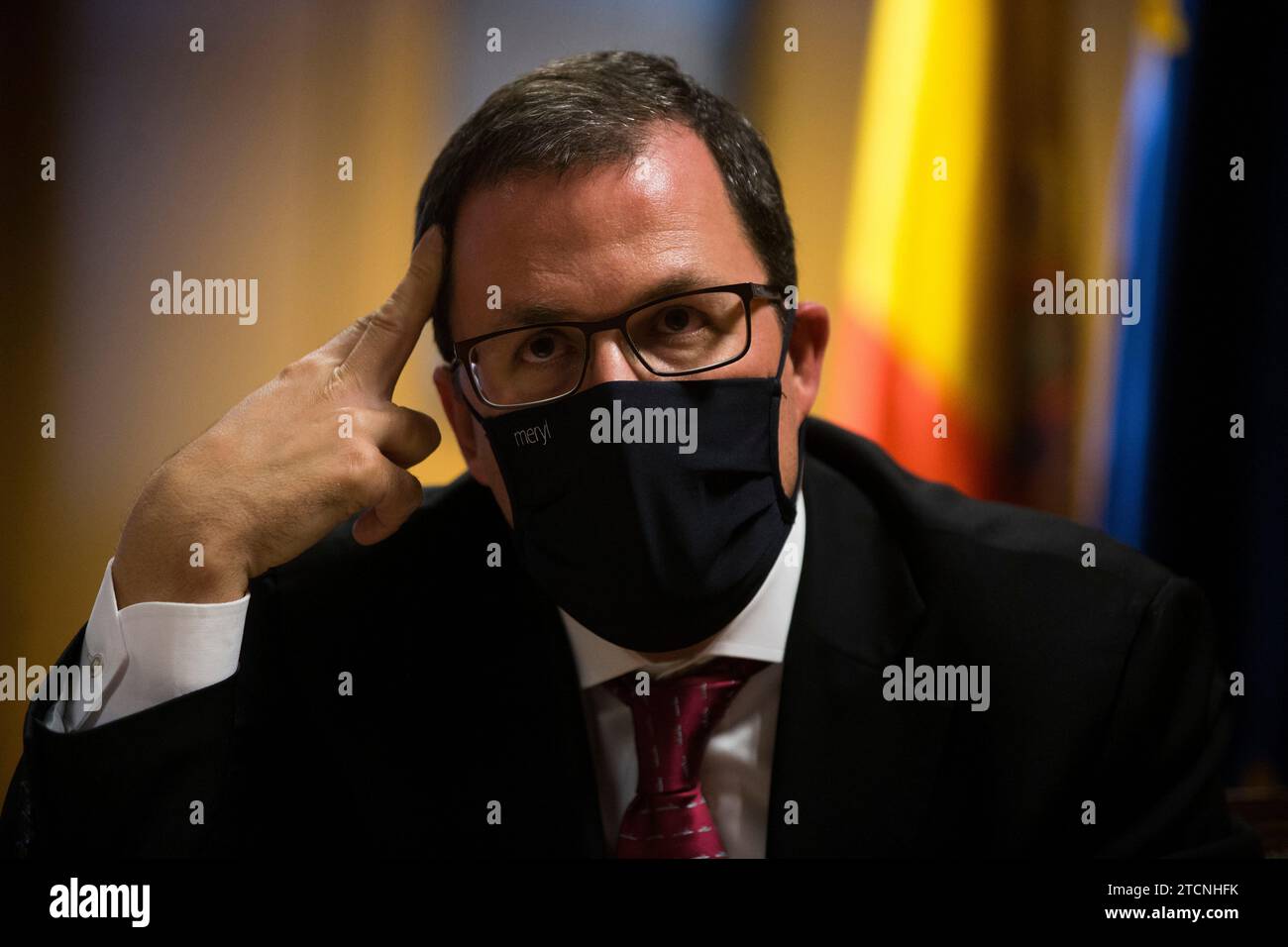 Madrid, 11/24/2020. Interview with Raúl Blanco, Secretary General of ...