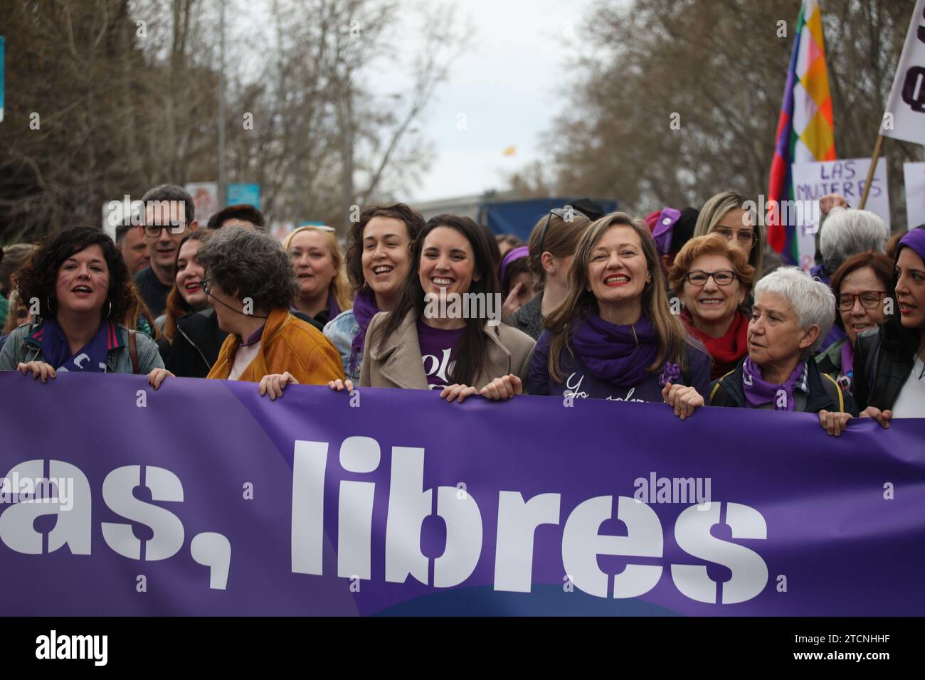Madrid, 03/08/2020. Demonstration of Women's Day 8 M. Photo: Isabel ...