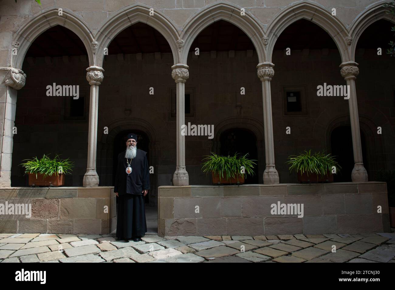 Barcelona, 07/09/2020. Interview with Father Manuel Nin, monk of ...