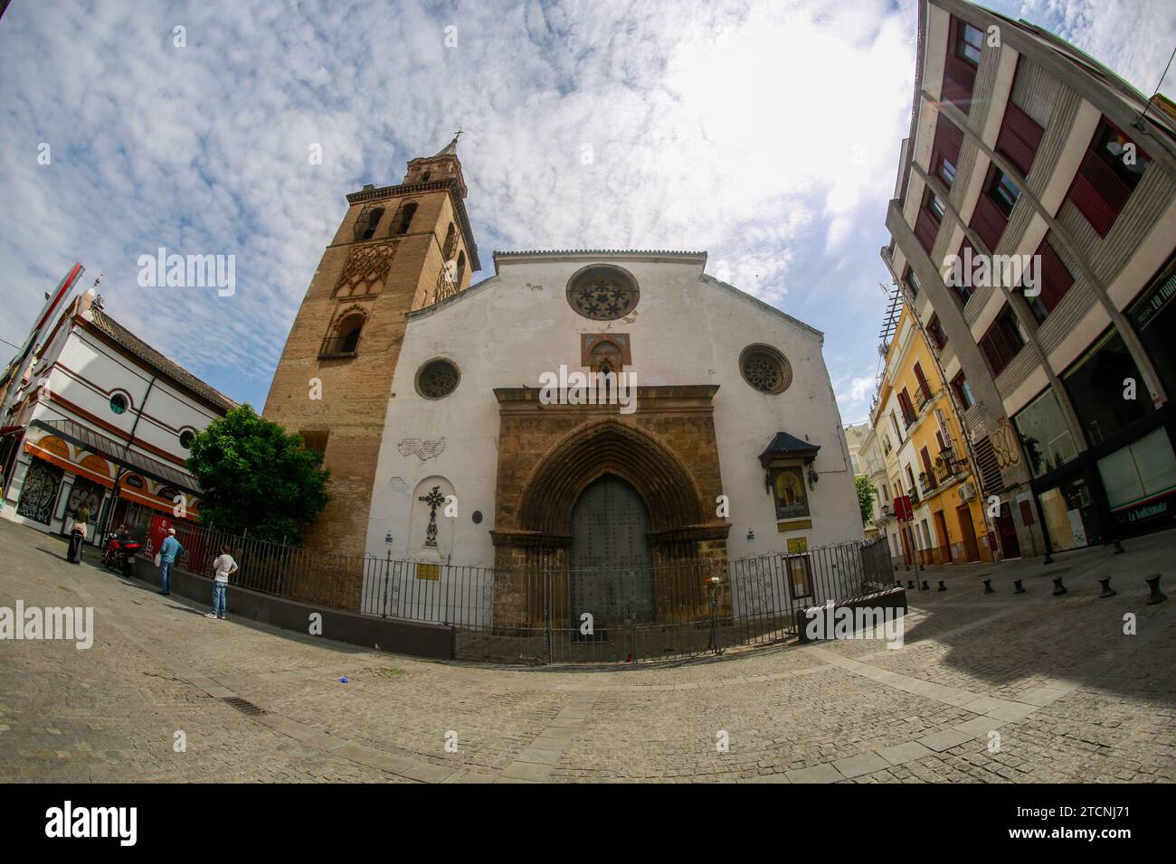 Seville, 04/08/2020. Holy Week, Holy Wednesday. Church of the Omnium ...