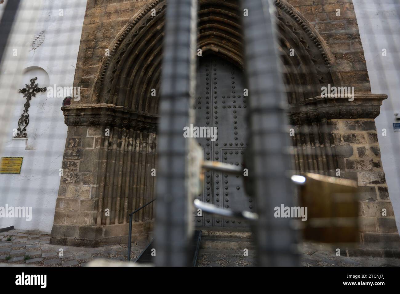 Seville, 04/08/2020. Holy Week, Holy Wednesday. Church of the Omnium ...