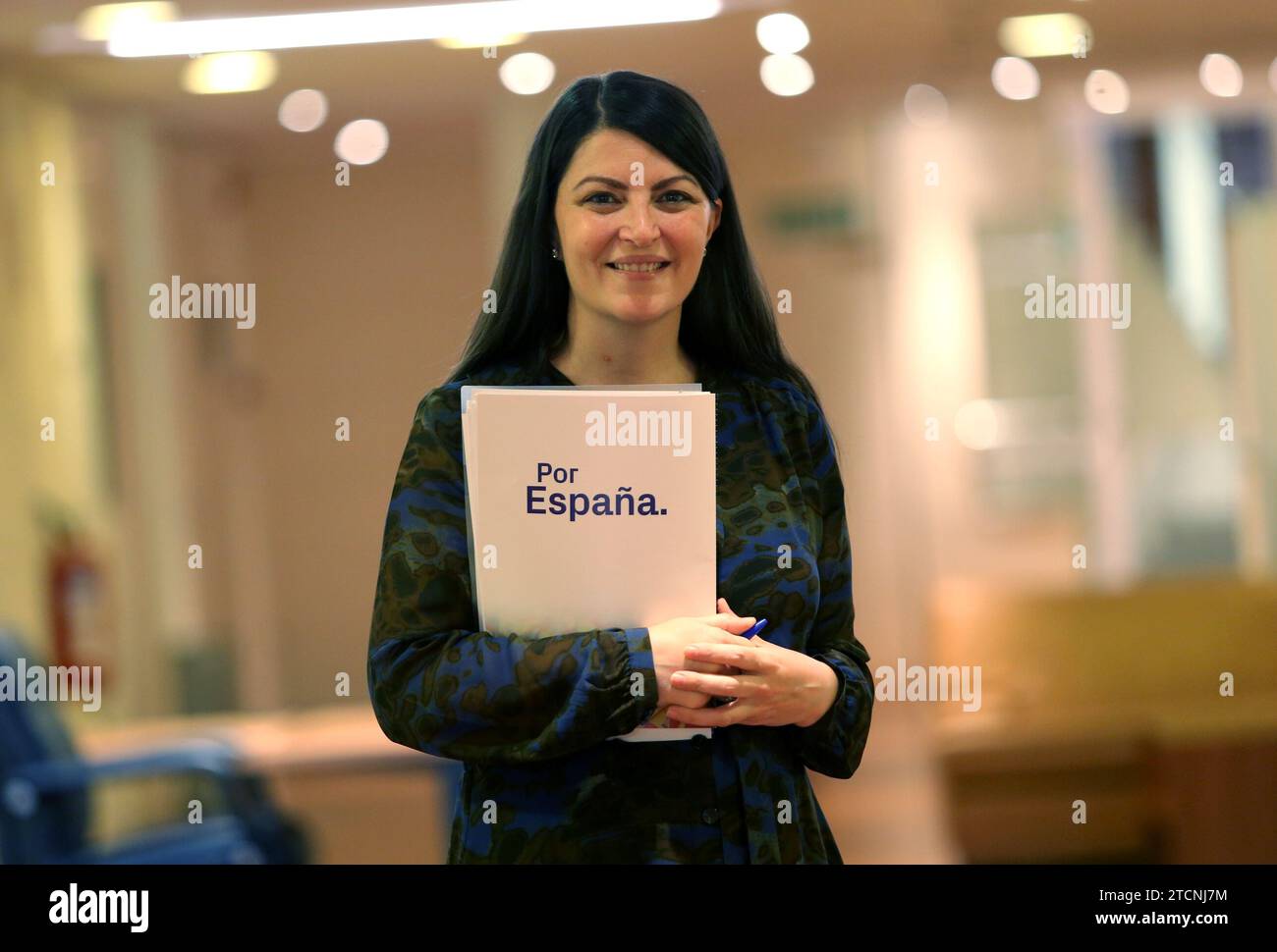 Madrid, 01/30/2020. Interview with Macarena Olona, general secretary of ...