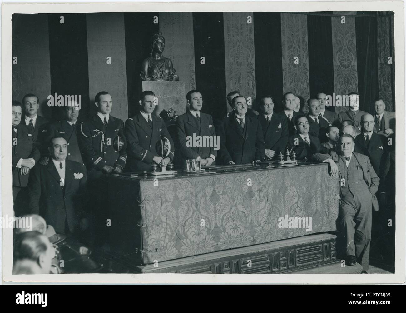 Seville, 02/19/1936. Reception in honor of Antonio Menéndez Peláez at ...