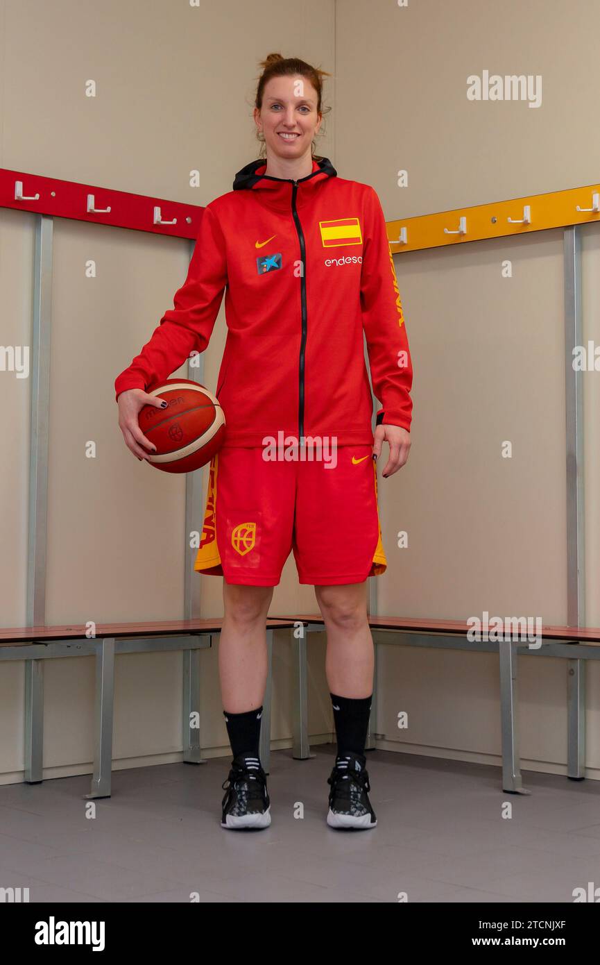 Madrid, 02/03/2020. Laura Gil, center of the Spanish team, poses for ...