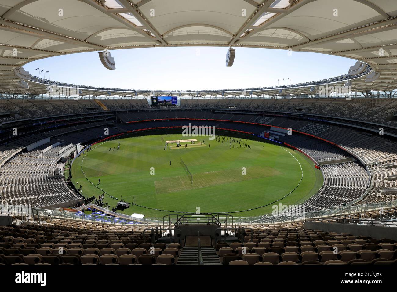 Perth, Australia. 14th Dec, 2023. A general view of Optus Stadium ...