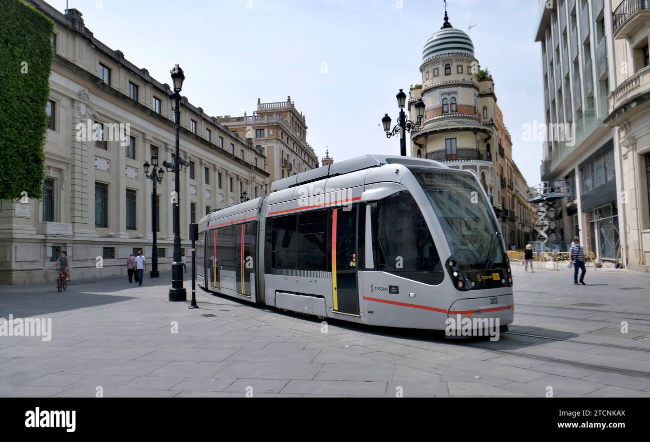 Seville, 06/02/2020. Tram report through the city center. Photo: JM Serrano ARCHSEV. Credit ...