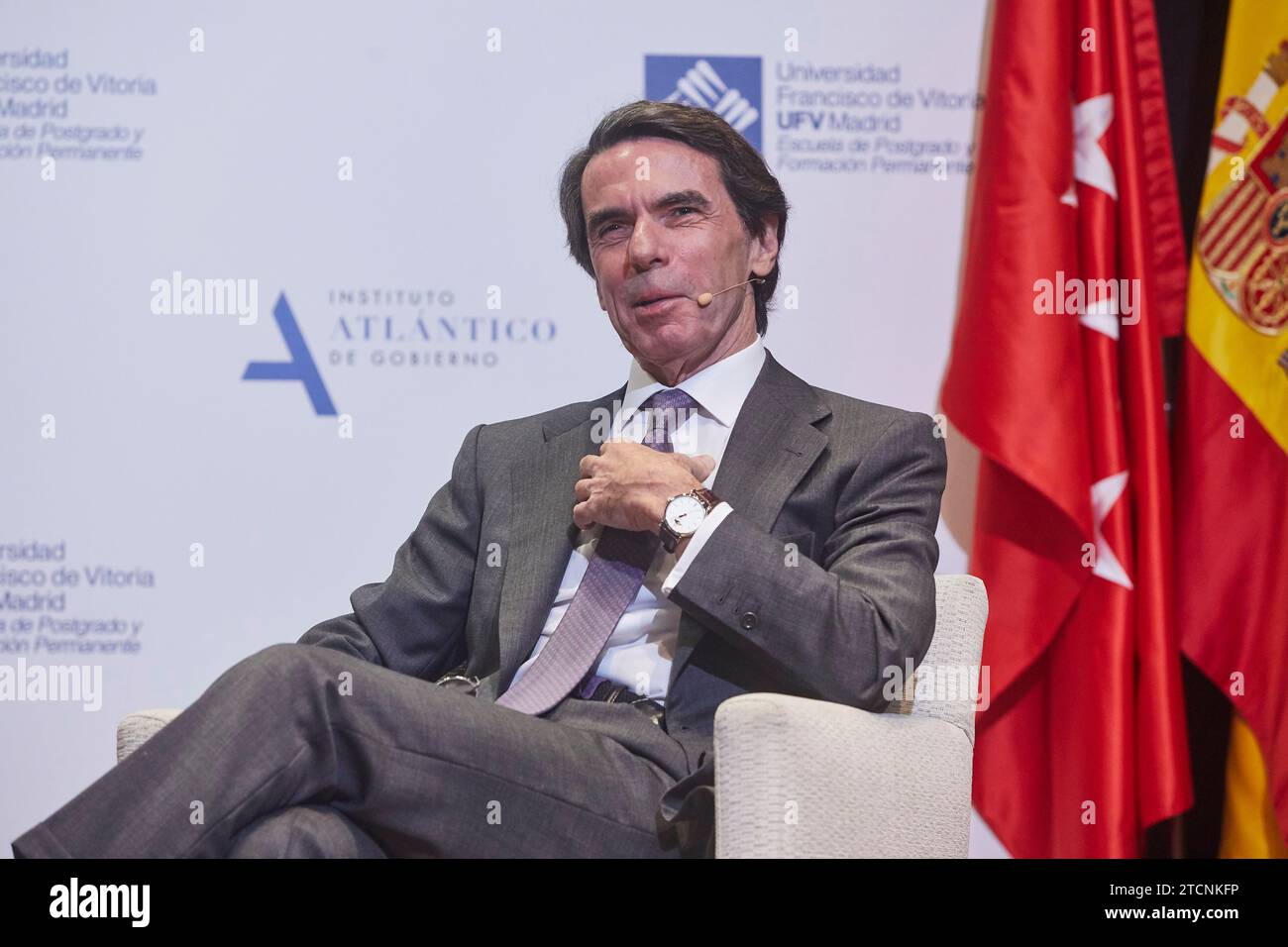 Pozuelo de Alarcón (Community of Madrid), 01/28/2020. Aula magna of the ...